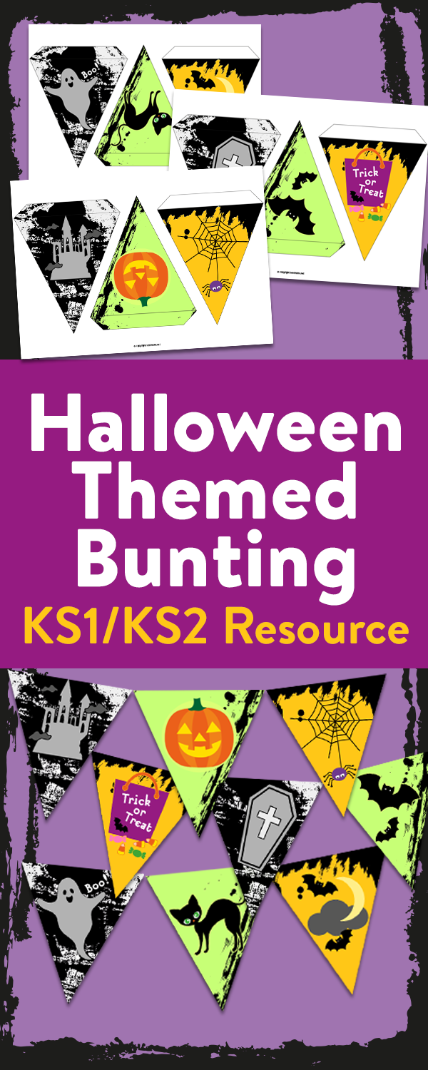 Printable Halloween Bunting for Reception/KS1 | Teachwire Teaching Resource