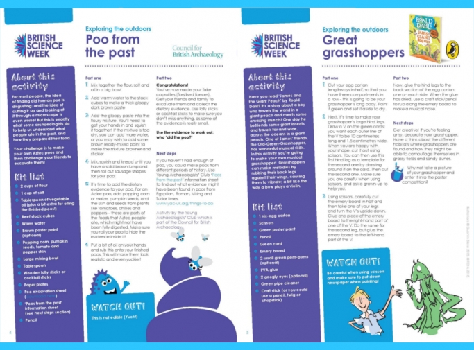 British Science Week 2018 primary activity pack | Teachwire Teaching ...