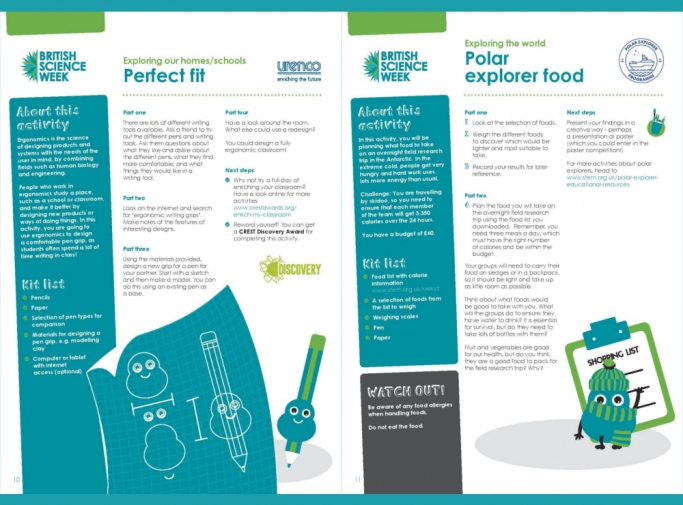 British Science Week 2018 Secondary Activity Pack | Teachwire Teaching ...