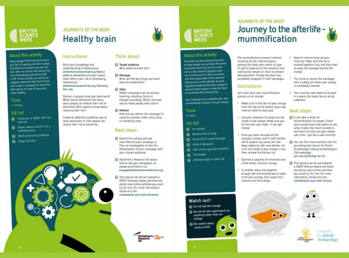 British Science Week 2019 Secondary Activity Pack | Teachwire Teaching ...