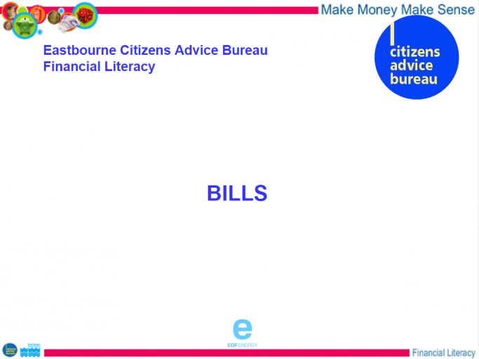 Bills lesson plan and resources for KS3 citizenship/financial education ...
