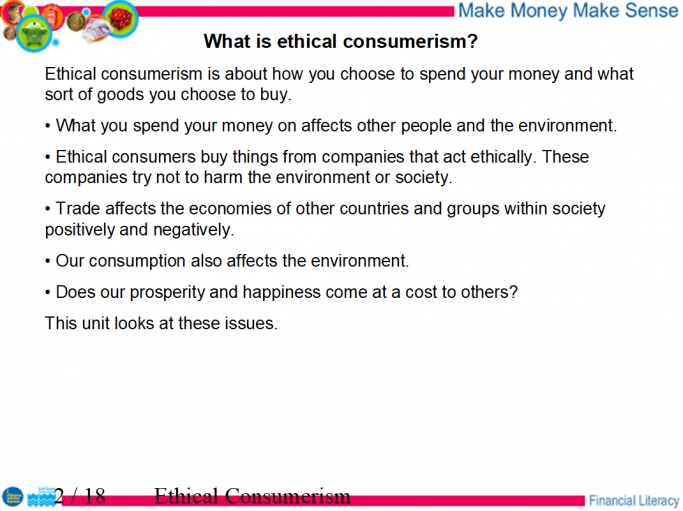 Ethical consumerism lesson plan and resources for KS4 citizenship ...