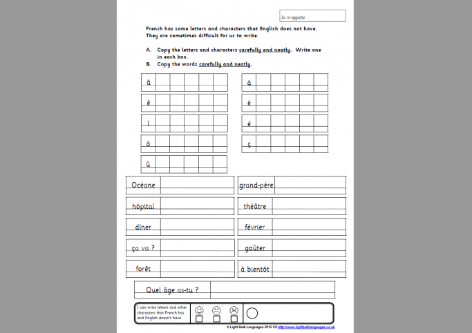 MFL Writing Sheets KS2 | Teachwire Teaching Resource