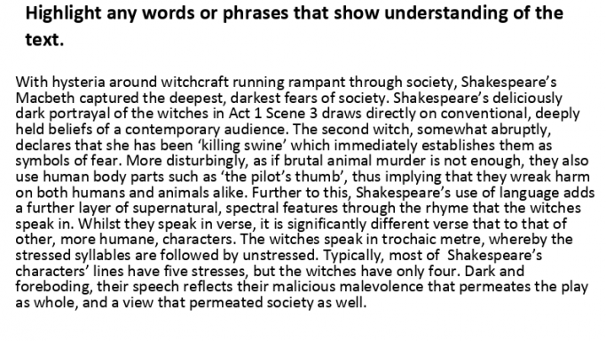 Use Macbeth to Inspire More-Academic Language in KS3 | Teachwire ...