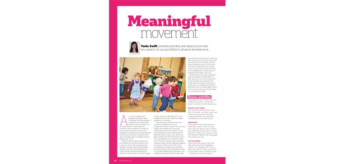 Meaningful Movement – Activities for ideas for promoting physical ...