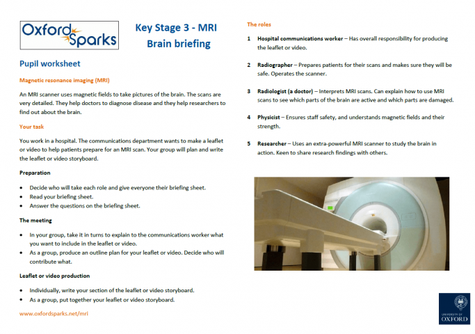 KS3 Science Lesson – MRI Brain Briefing | Teachwire Teaching Resource