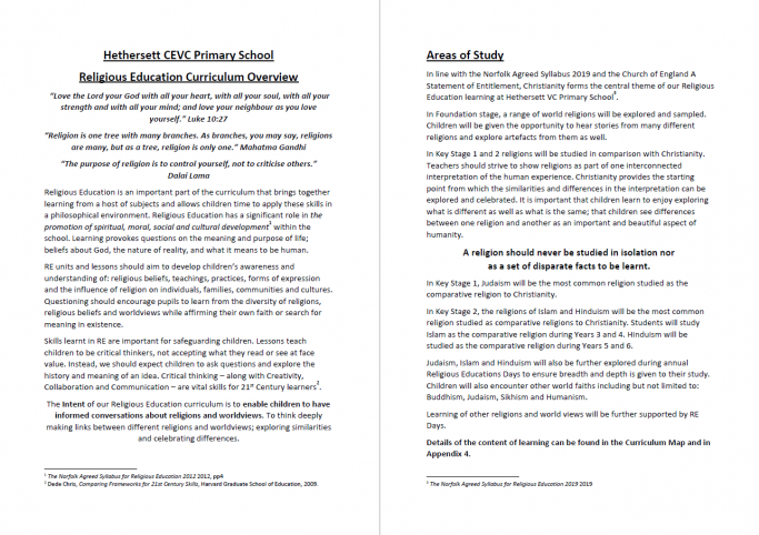 KS1/2 RE Curriculum and Curriculum Map | Teachwire Teaching Resource