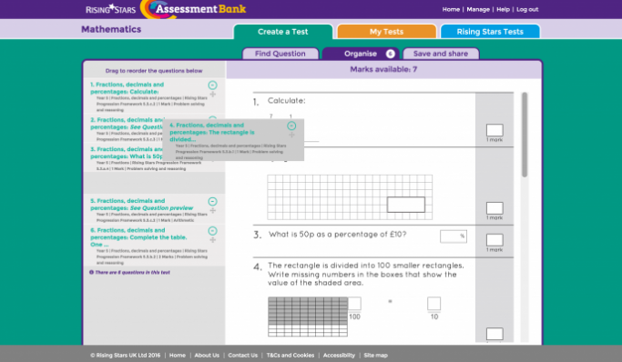 Product Review – Rising Stars Assessment Bank | Teachwire Educational ...