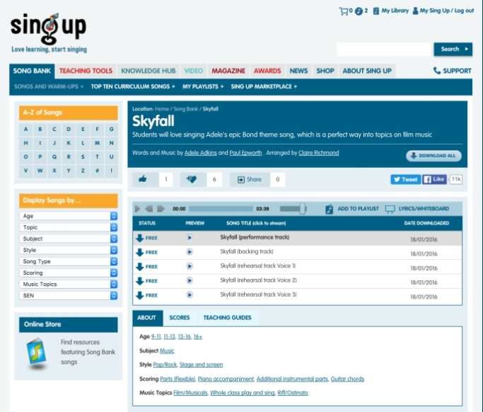 Sing Up review | Teachwire Educational Product Reviews