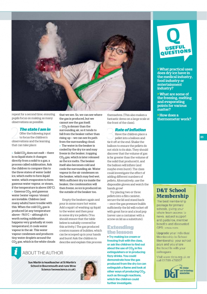 KS2 Science Lesson Plan – Use Dry Ice To Create Bubbling Potions ...
