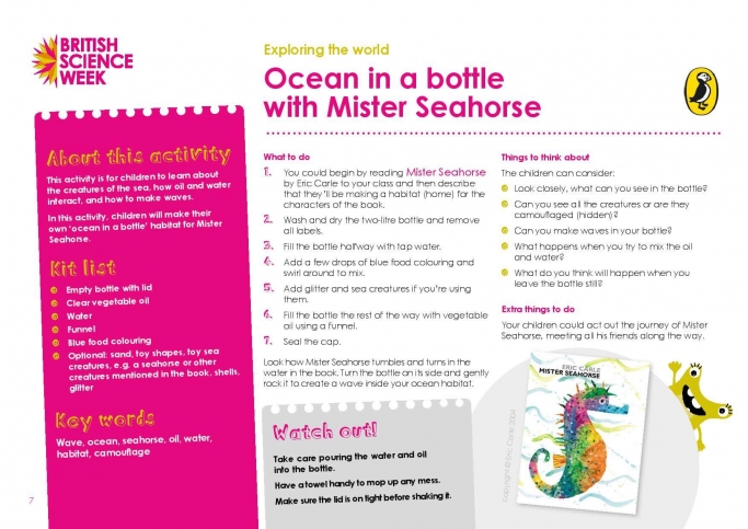 British Science Week 2018 Early Years Activity Pack | Teachwire ...