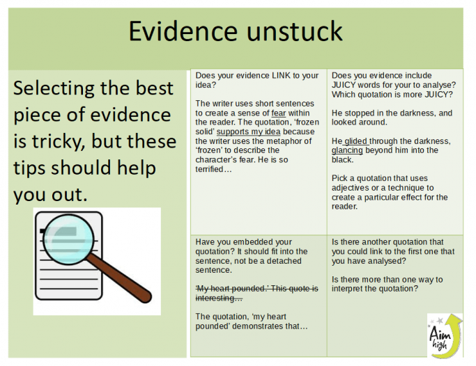 Reading Analysis ‘Unstuck’ Guides for KS3 and KS4 English | Teachwire ...