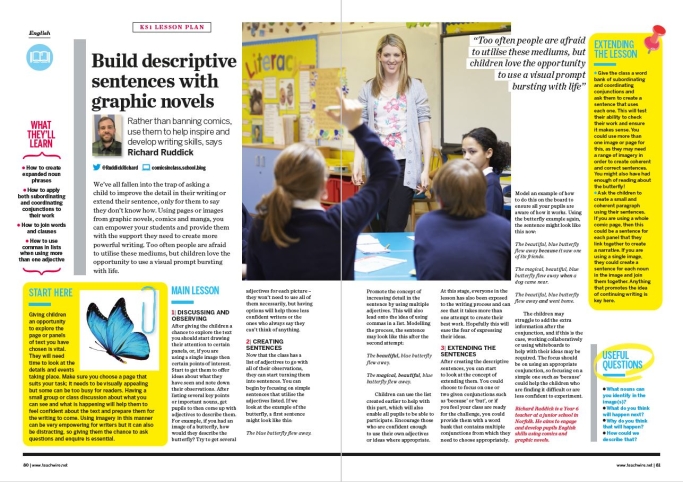 KS1 English – Comic strip lesson plan | Teachwire Teaching Resource