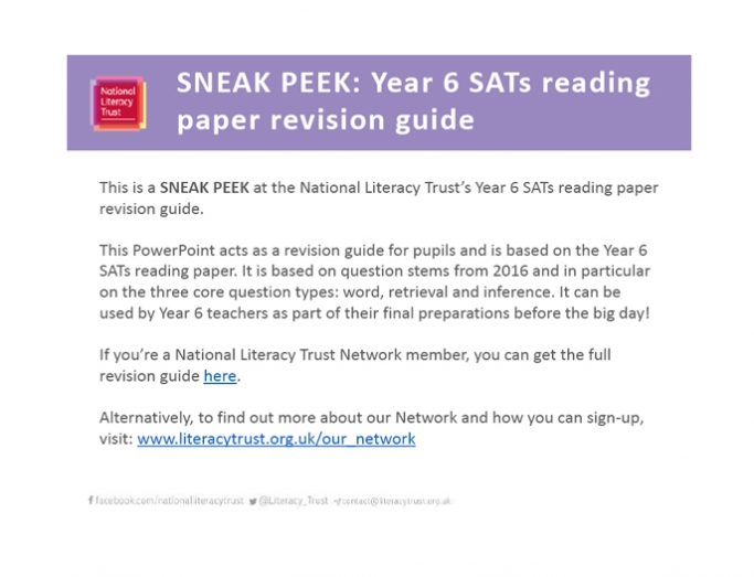 A Great Revision Guide For The Y6 SATs Revision Paper | Teachwire ...