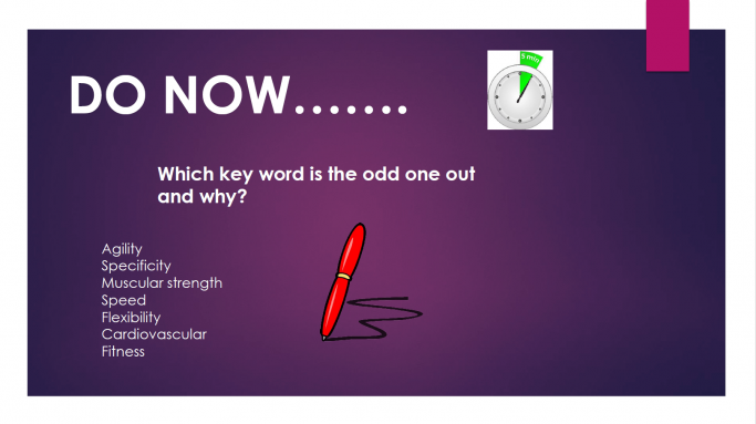 Starter Activity Questions and Timer for GCSE PE | Teachwire Teaching ...