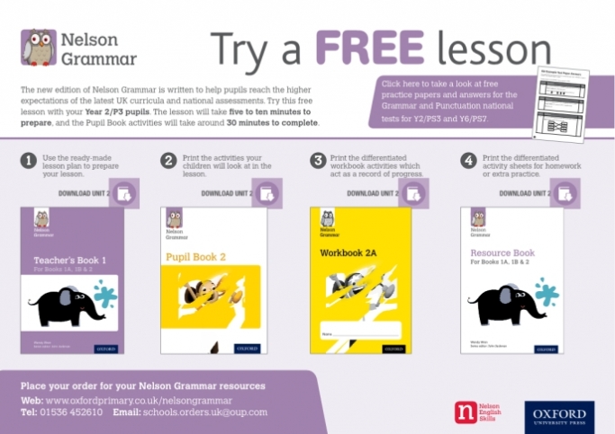 Nelson Grammar – Sample Lesson For KS1 English | Teachwire Teaching ...