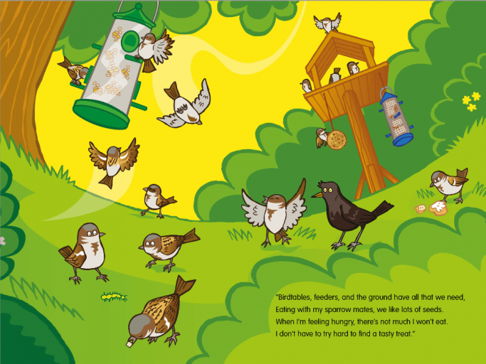 Bouncy Blackbird – Story to Learn Different Foods Birds Eat | Teachwire ...