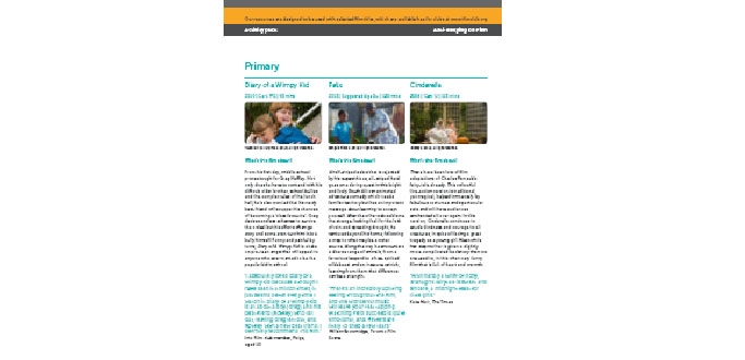 Anti-Bullying on Film – Activity Pack for Primary and Secondary PSHE ...