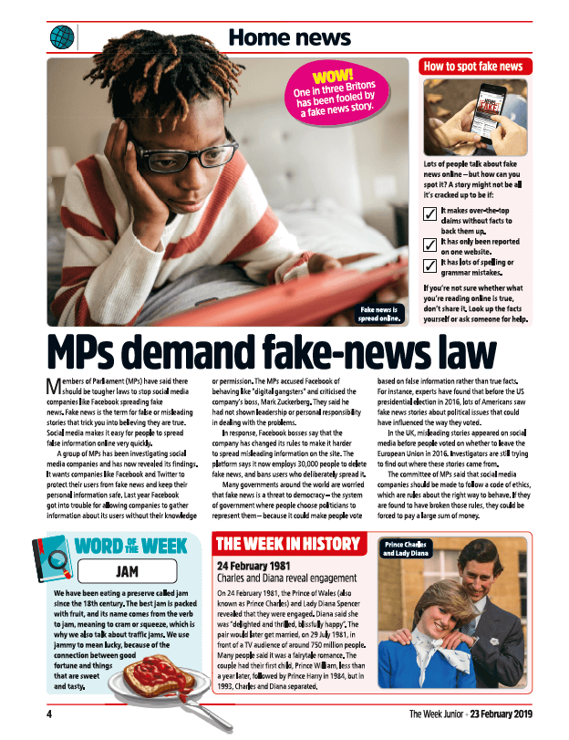 example of magazine article ks2