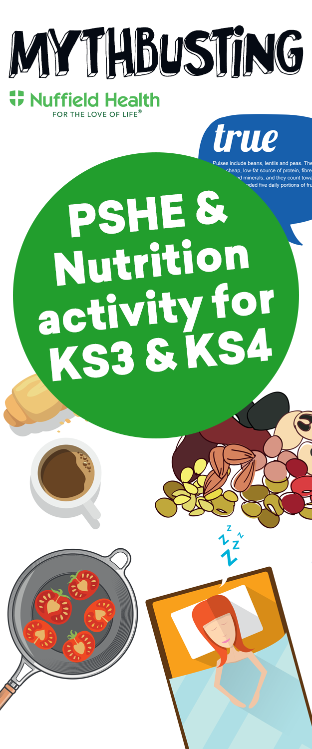 Mythbusting – PSHE and nutrition activity for KS3 and KS4 | Teachwire ...