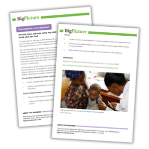 Debate on vaccines – 'Who decides?' activity for KS3/KS4 - Teachwire