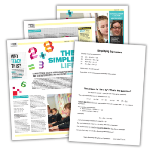 Simplifying algebraic expressions – KS3 lesson without boring drills ...