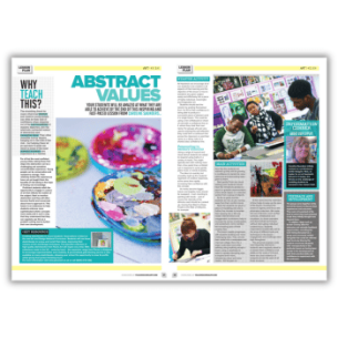 Abstract art ideas – Fast-paced KS3/4 lesson plan - Teachwire