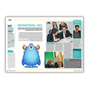 Descriptive writing KS3 – Play a game of monster consequences - Teachwire