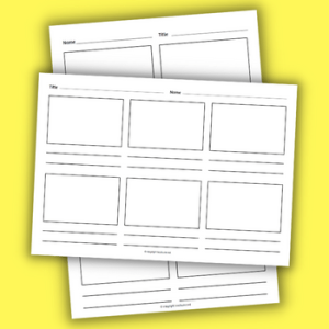 Storyboard template – Blank printable PDF for KS1 and KS2 - Teachwire