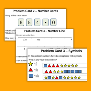 Decimal place value – Problem cards for KS3 maths - Teachwire