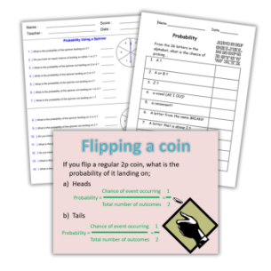 Probability worksheets – KS3 PowerPoint & worksheets - Teachwire