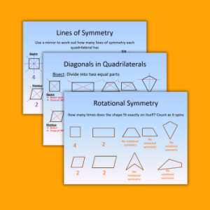 Properties of quadrilaterals – KS3 maths PowerPoint - Teachwire