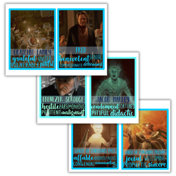 A Christmas Carol display – Vocabulary character posters - Teachwire