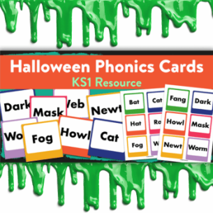 Halloween flashcards – CVC and CVCC words for EYFS / KS1 - Teachwire