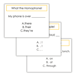 SPaG test – Baseline test PowerPoint for secondary students - Teachwire