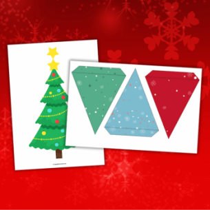 Christmas bunting printable – Free classroom decoration PDFs - Teachwire
