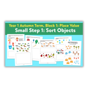 Place value Year 1 – Sorting objects worksheets - Teachwire