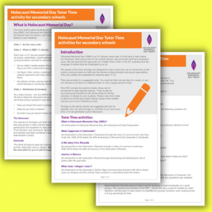 Holocaust Memorial Day 2025 teaching resources - Teachwire