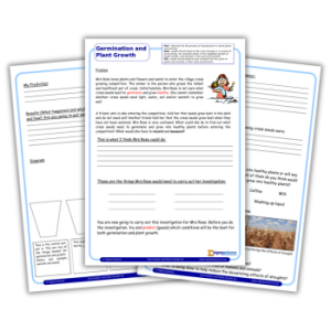 Growing cress experiment – Y5 germination/plant growth worksheet ...