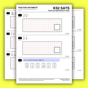Fraction arithmetic – SATs-style questions for KS2 maths - Teachwire