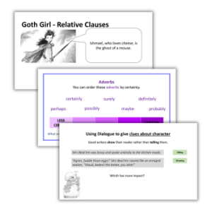 Gothic writing KS2 – Chris Riddell five-unit resource pack - Teachwire