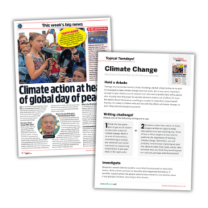 Greta Thunberg KS2 – Climate action news story and activities - Teachwire