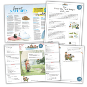 Percy the Park Keeper – KS1 wall display and resource pack - Teachwire