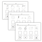 Worksheets for Reception – Letter matching activity - Teachwire