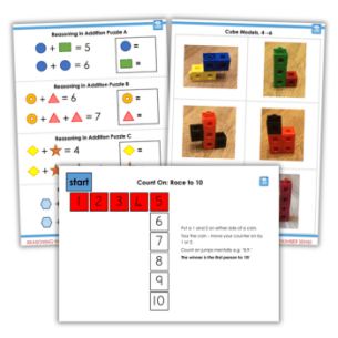 Maths games EYFS – Early number sense activity pack
