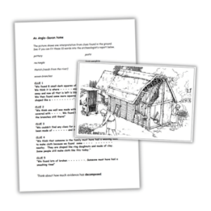 Anglo Saxon homes – KS2 history worksheet - Teachwire