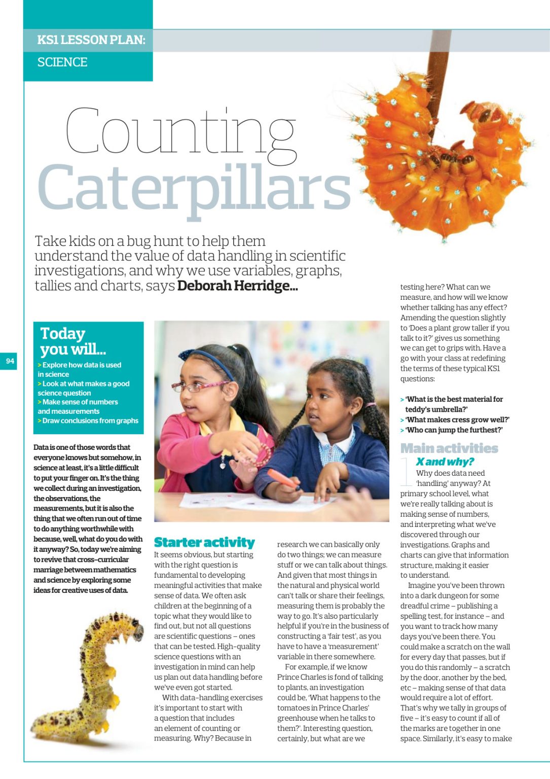 KS1 Science Lesson Plan – Go On A Bug Hunt To Teach Data Handling In ...