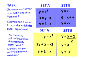 Simultaneous equations questions – Top KS3/4 worksheets & lessons ...