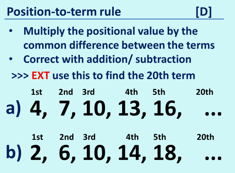 Introduction to Sequences for KS3 Maths - Teachwire