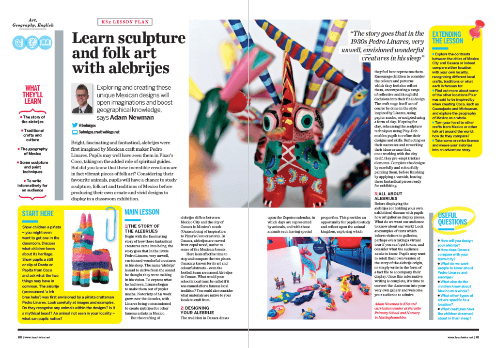 KS2 Art, Geography & English Lesson Plan – Learn Sculpture and Folk Art ...